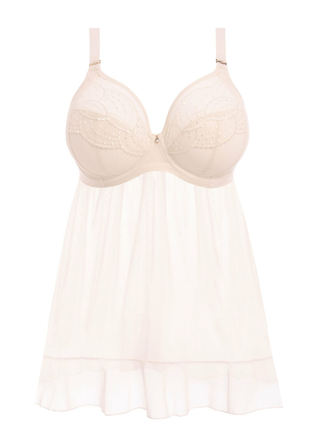 ELOMI Babydoll Priya Ivory - Plus Size Story
